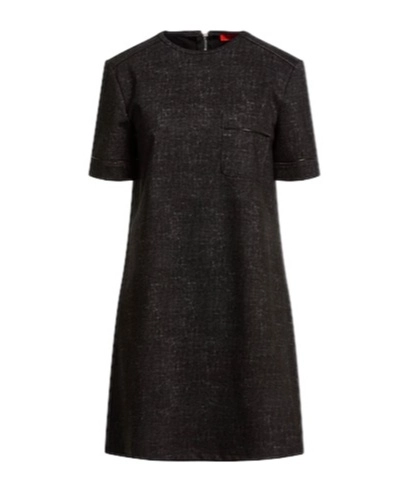 MAXCO. Max&co. Short-sleeve Crewneck Dress With Chest Pocket