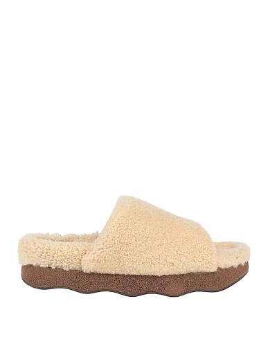 Chloé Leather Teddy Fleece Lined Sandals