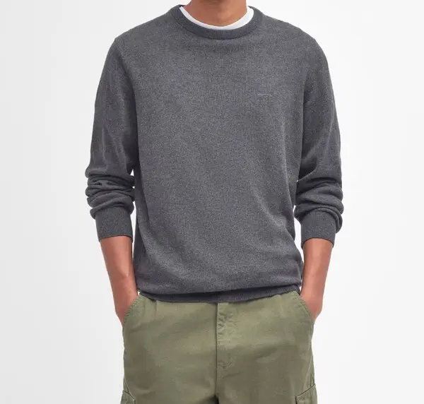Barbour Crew-neck Cotton Jumper
