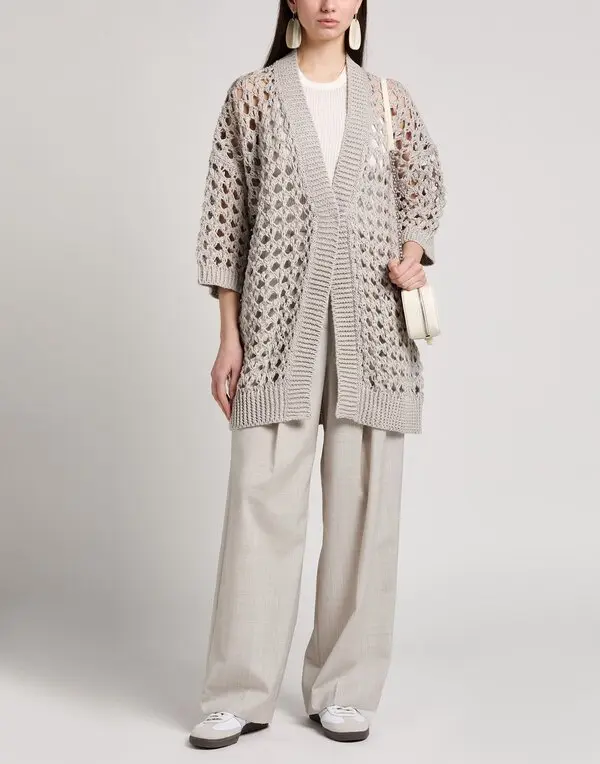 Brunello Cucinelli Solid Color Knitted Cardigan