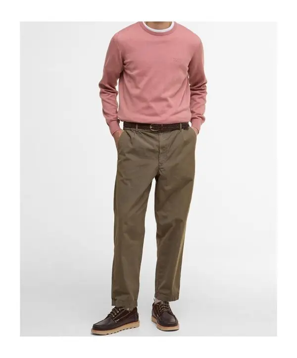 Barbour Crew-neck Cotton Jumper