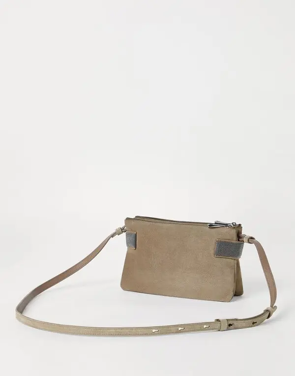 Brunello Cucinelli Mini Essence Crossbody Bag - Brown