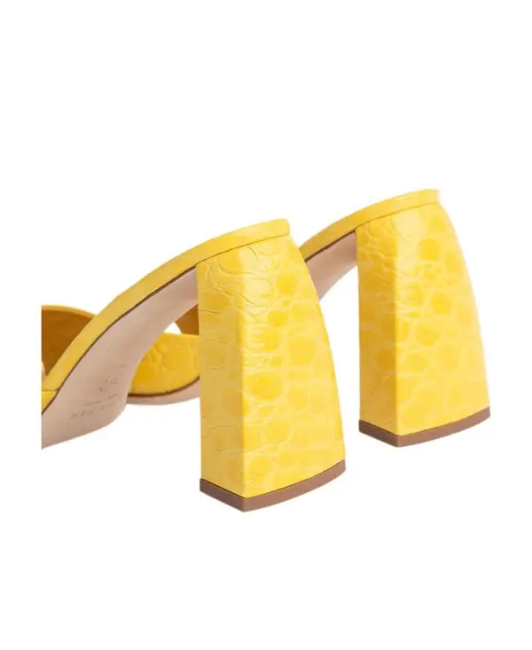 By Far Michele Squared-toe Mules