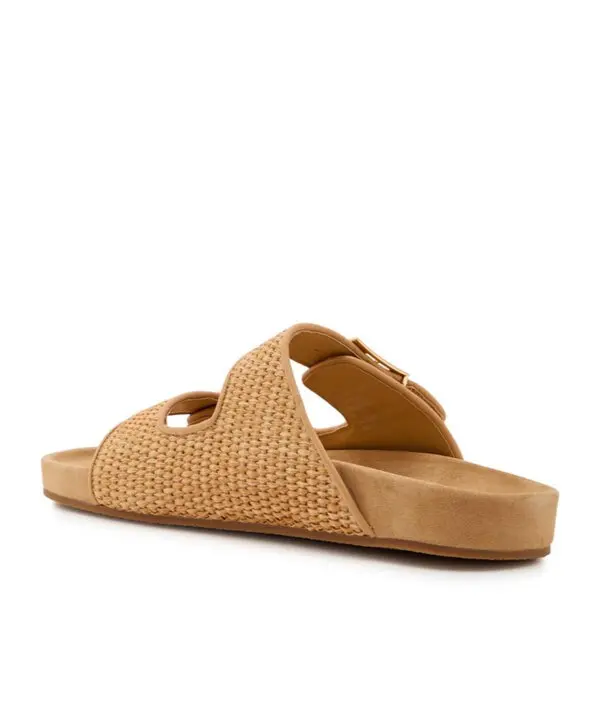 Tory Burch Mellow Raffia Sliders