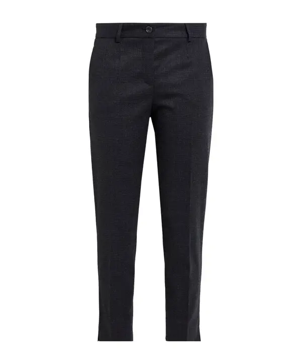 Dolce & Gabbana Belt Loop Casual Pants - Charcoal Color