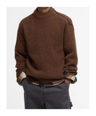Barbour Long Sleeve Zip Up Sweater
