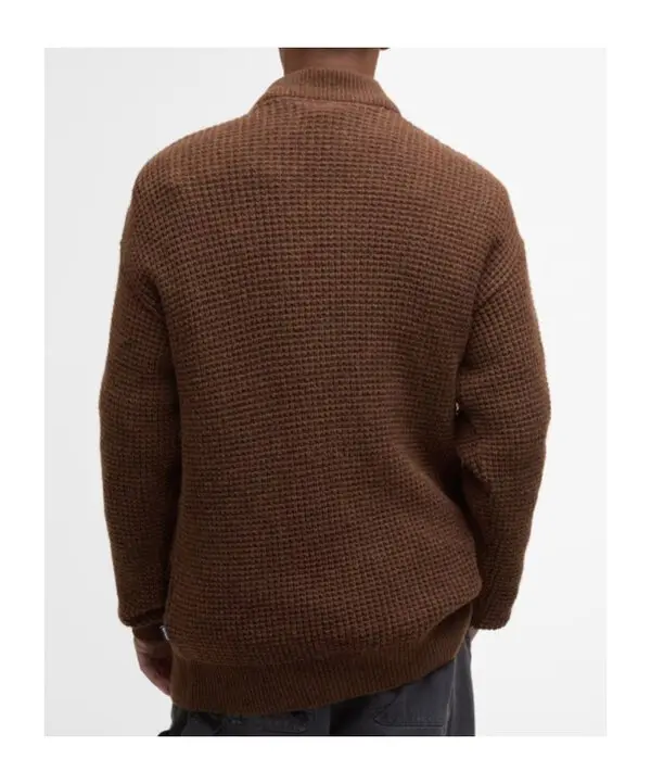 Barbour Long Sleeve Zip Up Sweater