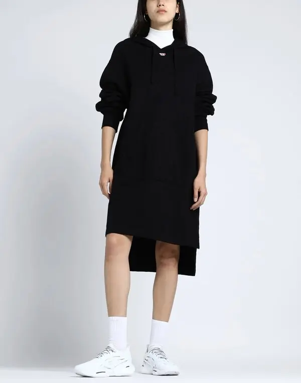 DIESEL® Midi Dress With Hood And Long Sleeves