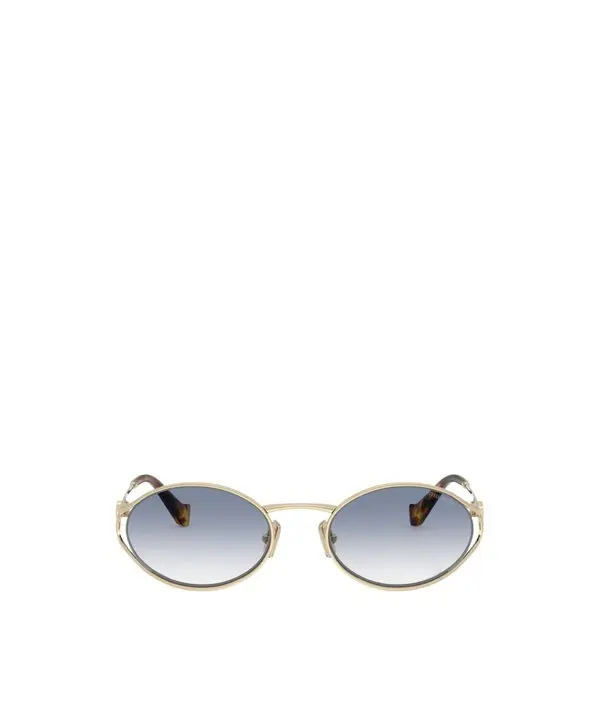 Miu Miu Oval Metal Sunglasses