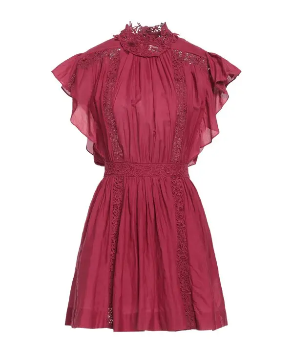 Isabel Marant Étoile Plain Colour Short Dress - Red