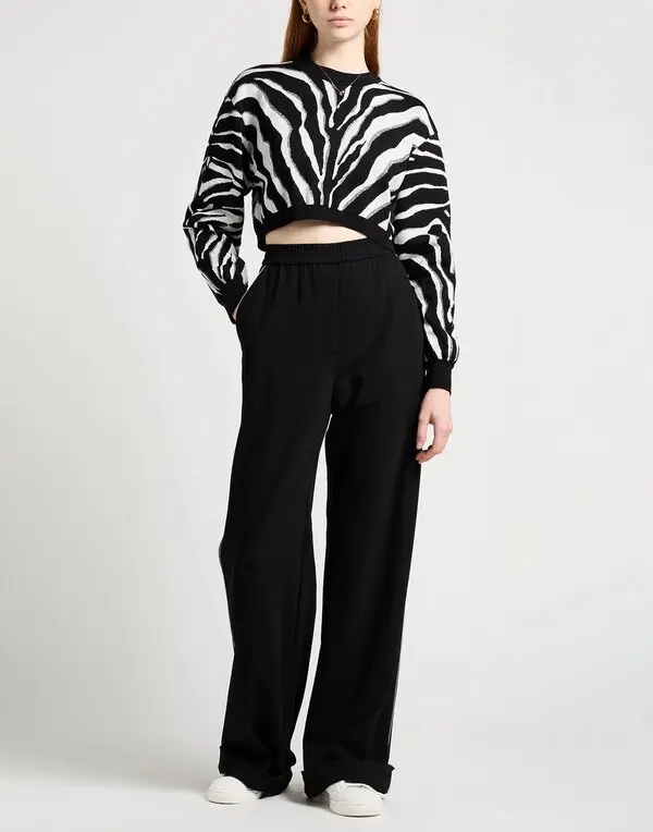 Dolce & Gabbana Zebra Print Metallic Knit Sweater