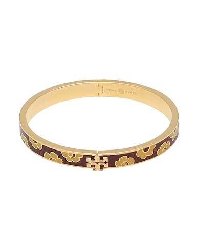 Tory Burch Gold Tone Enamel Bracelet - Yellow