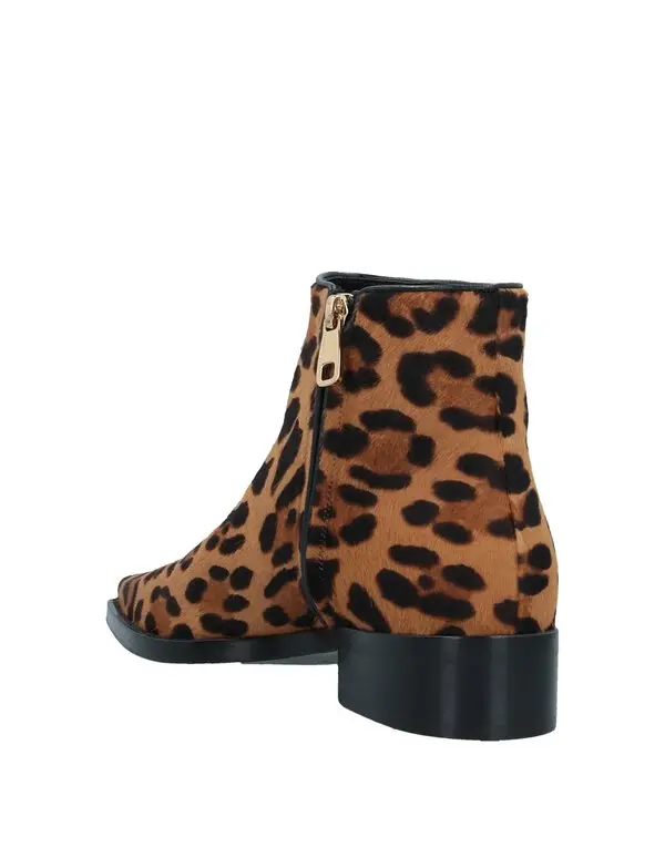 Dolce & Gabbana Leopard-print Ankle Boots