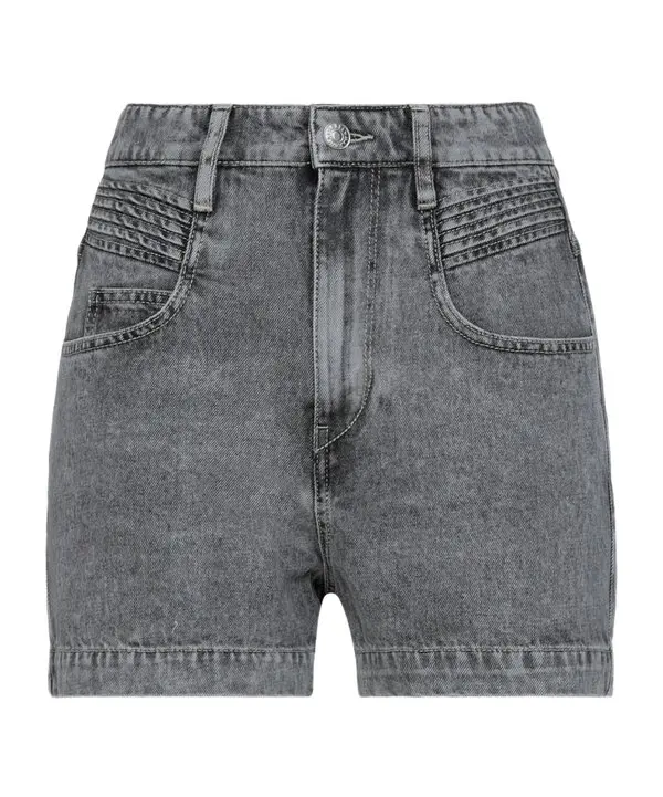 Isabel Marant Étoile Solid Color Fashion Denim Shorts