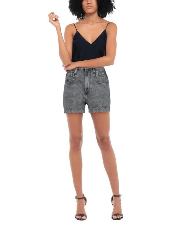 Isabel Marant Étoile Solid Color Fashion Denim Shorts