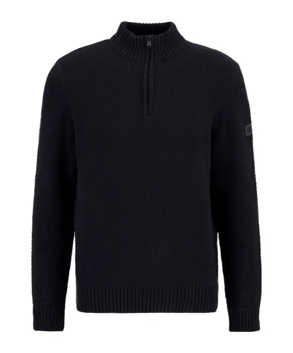 Barbour Long-sleeved Half-zip Sweater