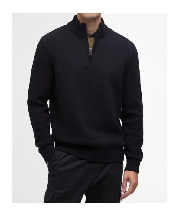 Barbour Long-sleeved Half-zip Sweater