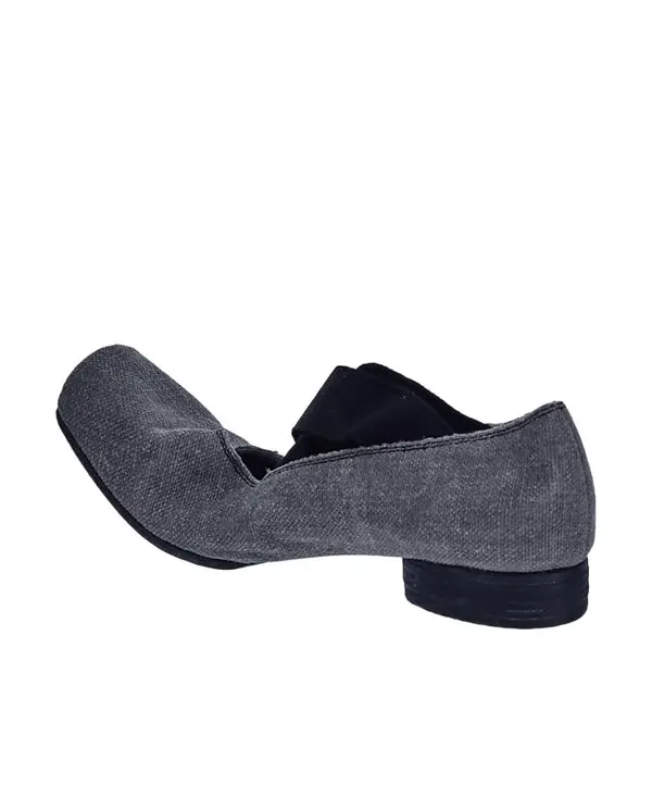 UMA WANG Brushed-effect Leather Ballerina Flats - Black