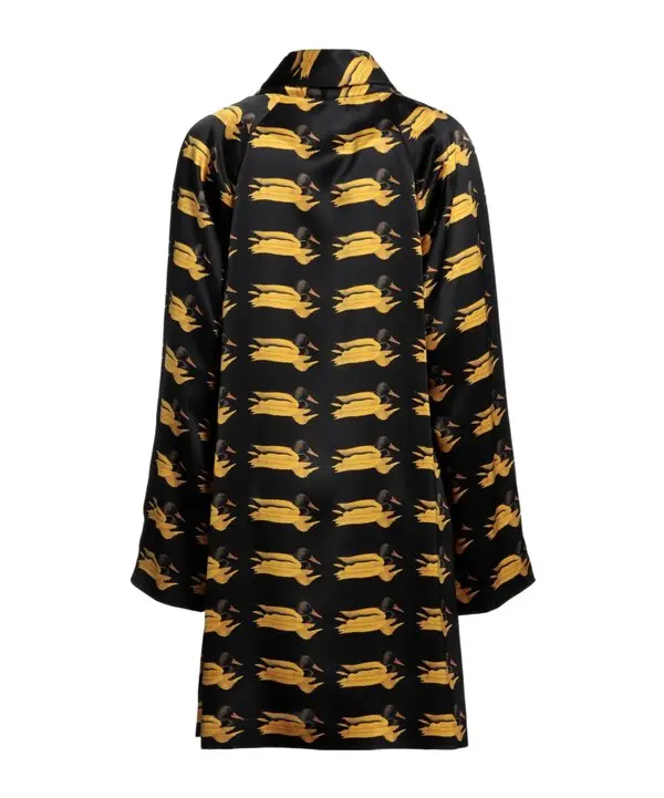 Burberry Multicolor Satin Shirt Dress