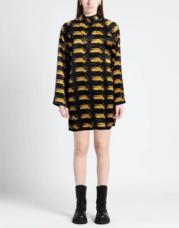 Burberry Multicolor Satin Shirt Dress