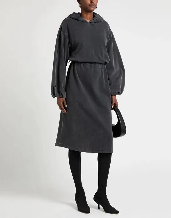 DIESEL® Hooded Long Sleeve T-shirt Dress