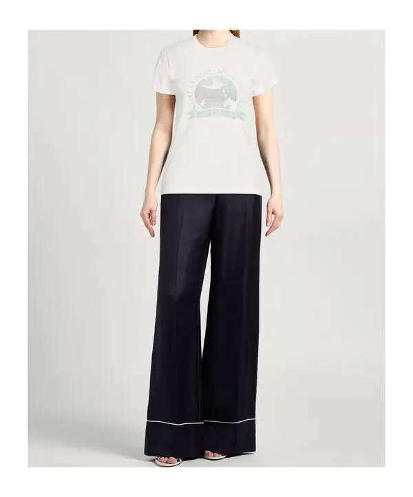 Saint Laurent Logo Crew Neck T-shirt