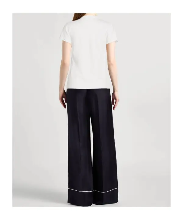Saint Laurent Logo Crew Neck T-shirt