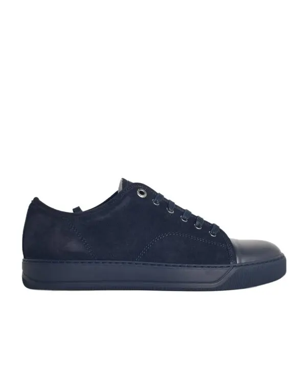 LANVIN Dbb1 Lace-up Round Toe Sneakers - Navy