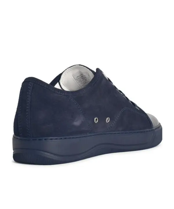 LANVIN Dbb1 Lace-up Round Toe Sneakers - Navy