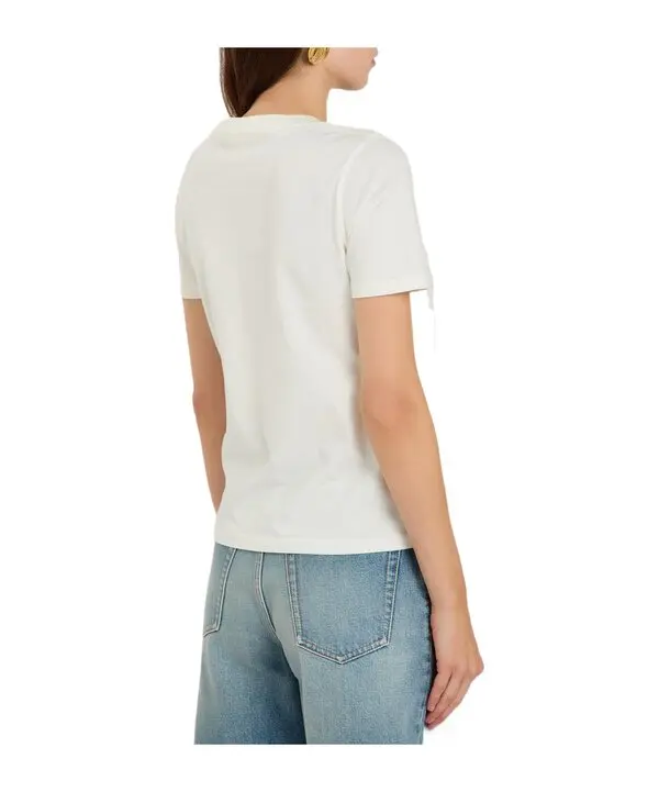 Chloé Minimalist Versatile Solid Color T-shirt