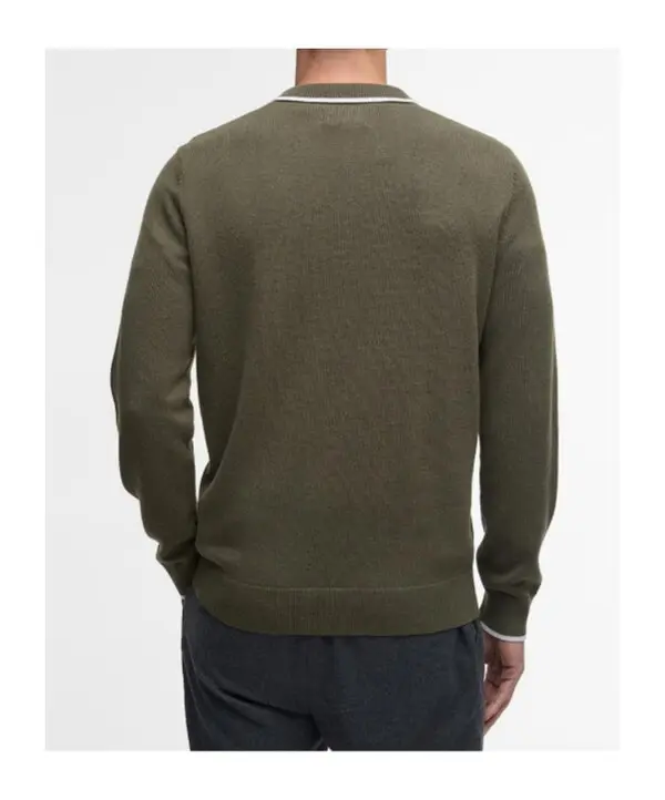 Barbour Long-sleeved Knit Polo Shirt