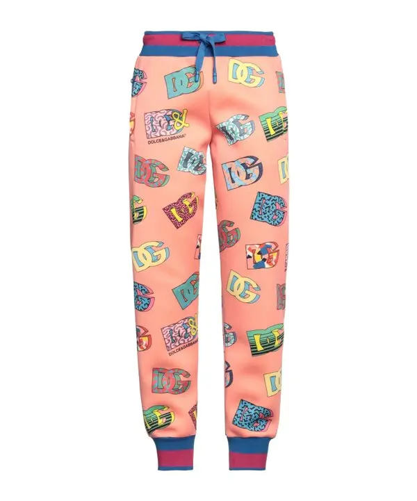 Dolce & Gabbana Printed Drawstring Casual Pants