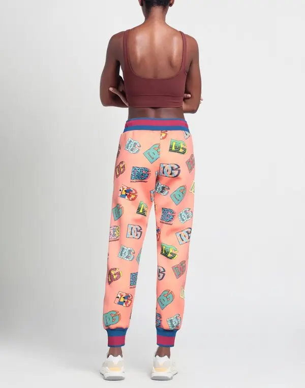 Dolce & Gabbana Printed Drawstring Casual Pants