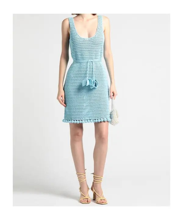 Burberry Belted Knitted Dress