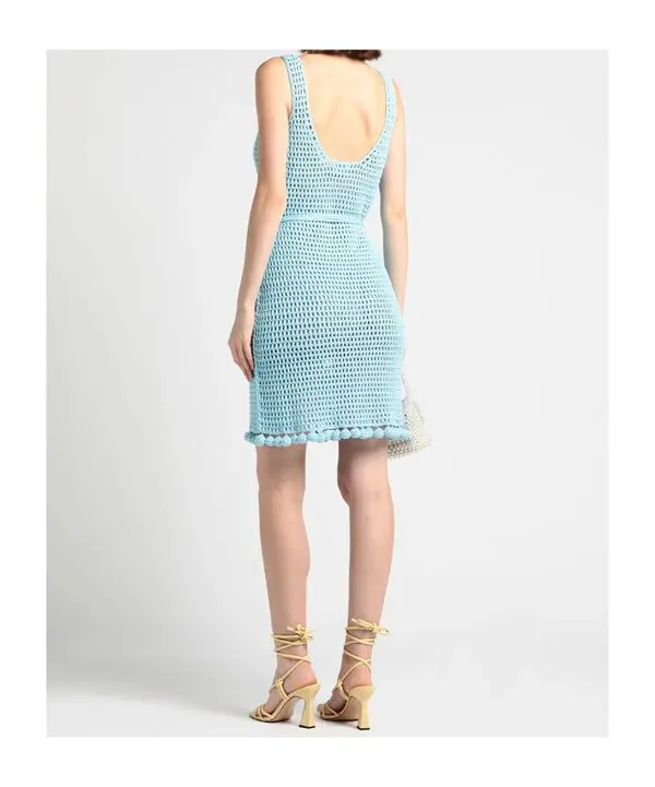 Burberry Belted Knitted Dress