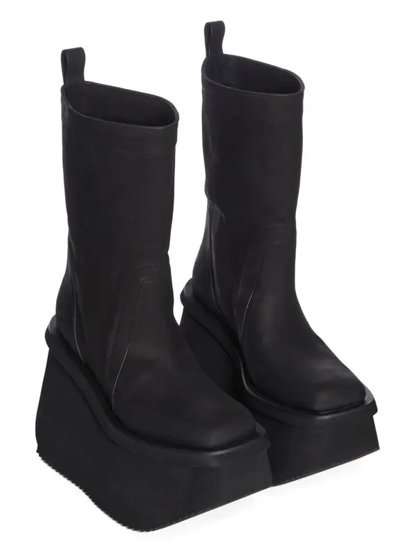 Rick Owens Mid-calf Platform Boots