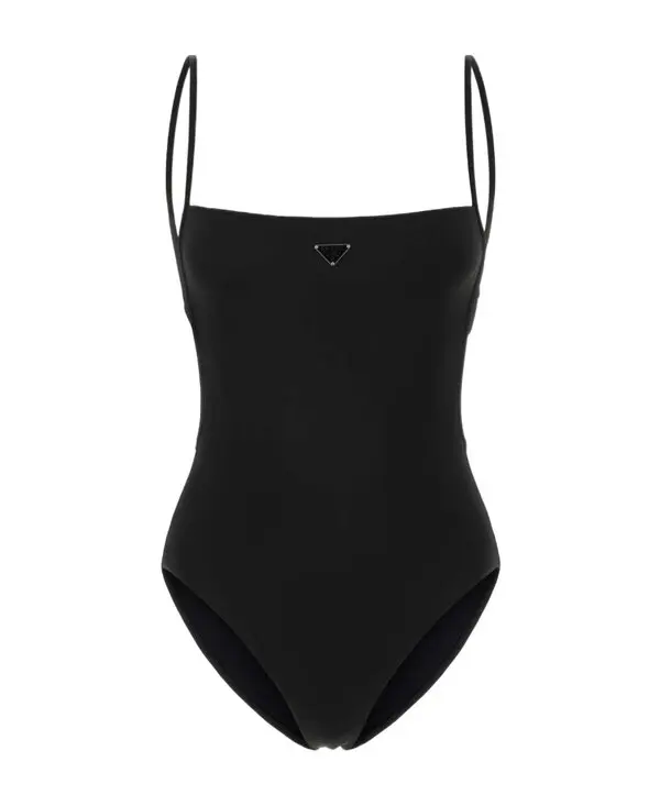 Prada Interlock Knit One-piece Swimsuit