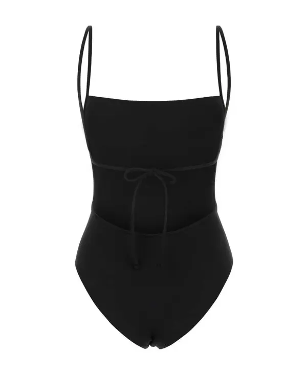Prada Interlock Knit One-piece Swimsuit