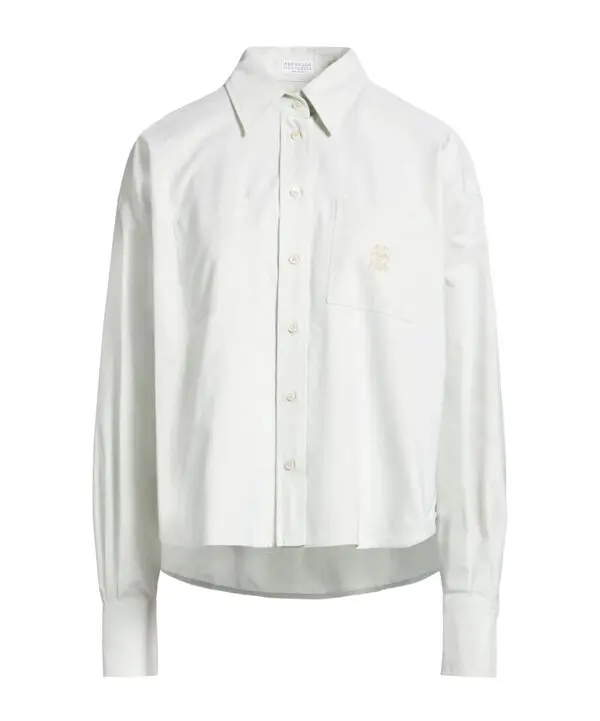 Brunello Cucinelli Minimalist Solid Color Long-sleeve Shirt