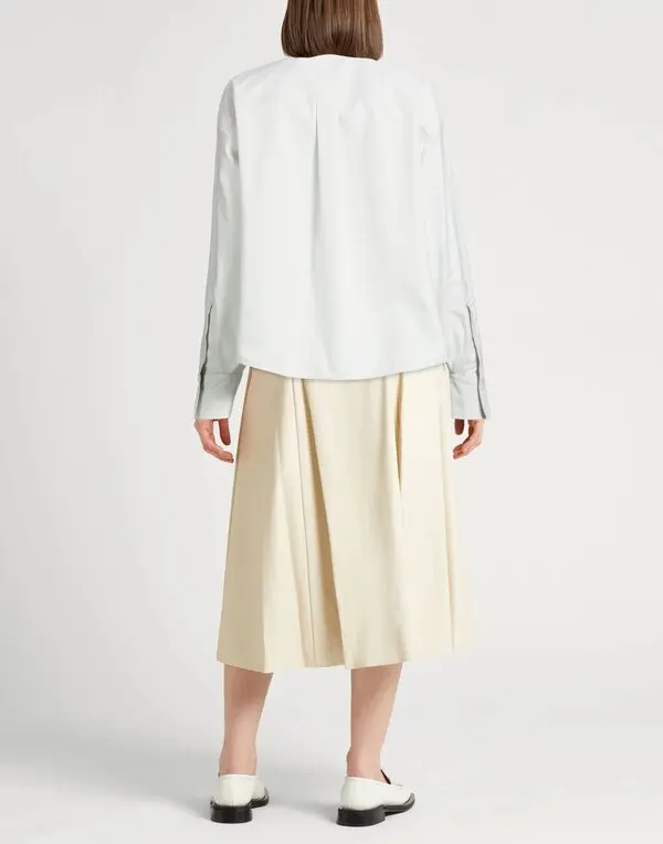 Brunello Cucinelli Minimalist Solid Color Long-sleeve Shirt