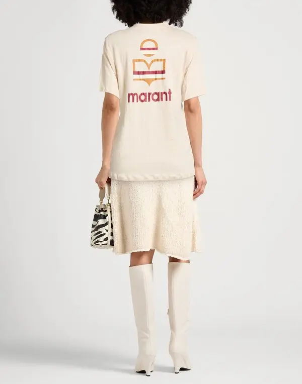 Isabel Marant Étoile Logo Print Linen T-shirt