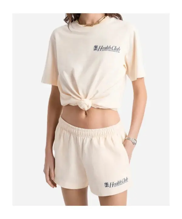 SPORTY  RICH Sporty & Rich Lion Health Disco Shorts