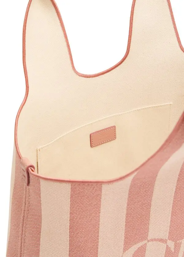 Chloé Striped Canvas Tote Bag