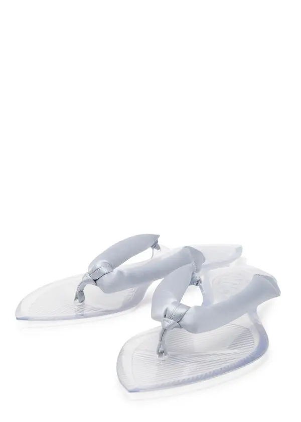 Alaïa Satin And Flip Flops