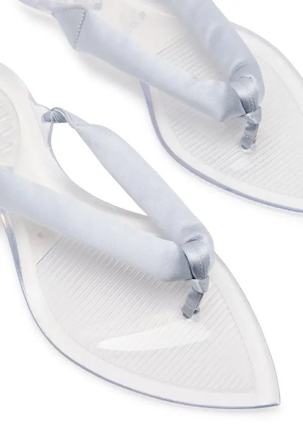Alaïa Satin And Flip Flops