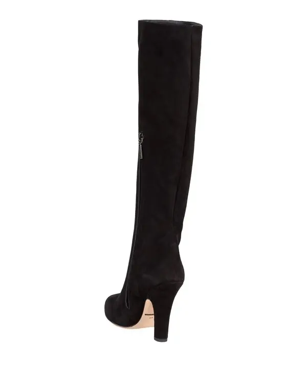 Dolce & Gabbana Minimalist Round-toe Leather Boots