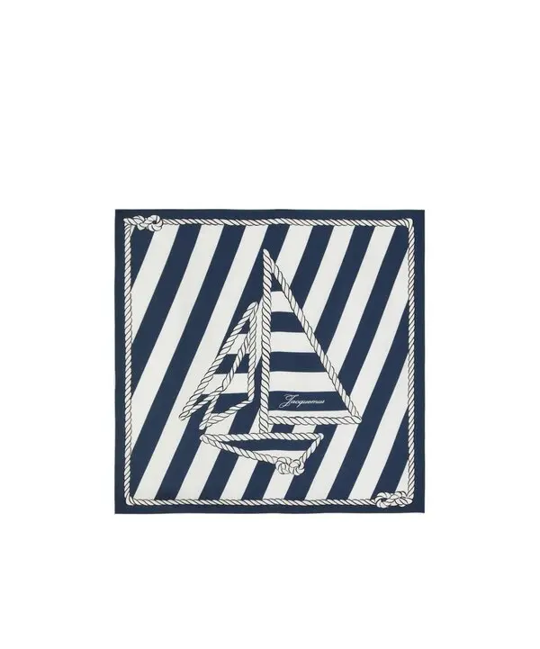 Jacquemus Printed Silk Scarf