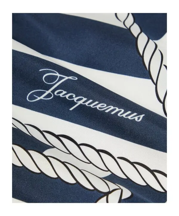 Jacquemus Printed Silk Scarf