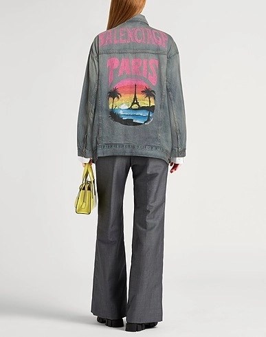Balenciaga Medium Blue Denim Jacket