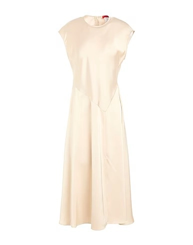 MAXCO. Solid Color Satin Dress